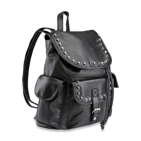 Stone Mountain Accessories | Bags | Stone Mountain Black Faux Leather ...
